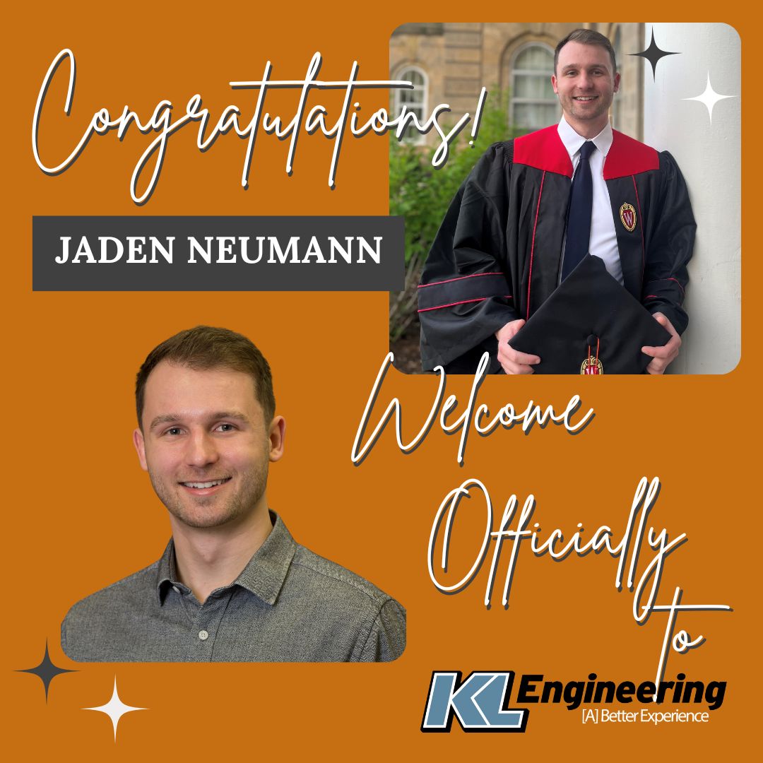 Official Welcome to Jaden Neumann! | KL Engineering