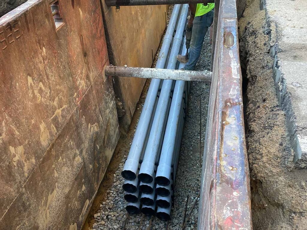 Wilson & Doty Duct Bank Replacement Project | Municipal & Utility, Site ...