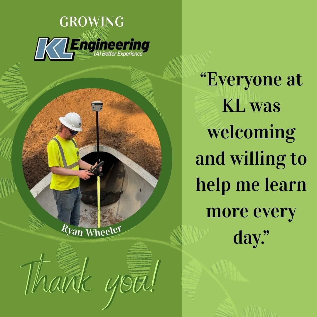 Thank you, Ryan Wheeler! | KL Engineering