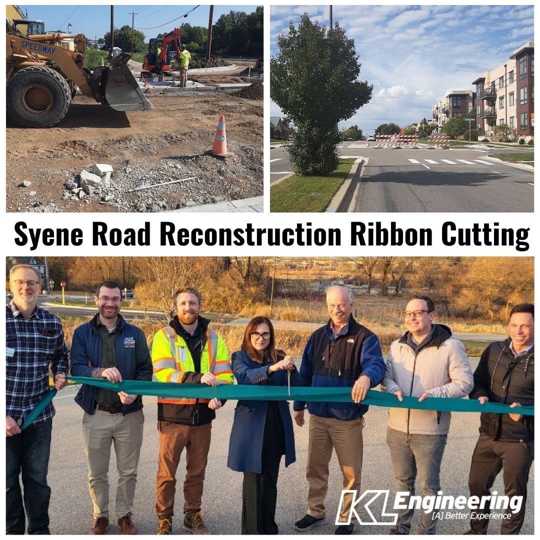 Syene Road Reconstruction Ribbon Cutting | KL Engineering